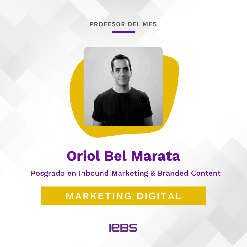 Profesor del mes – Oriol Bel - La Pizzarra 4.0